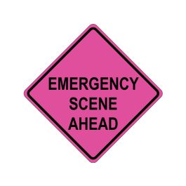 EMERGENCY SCENE AHEAD